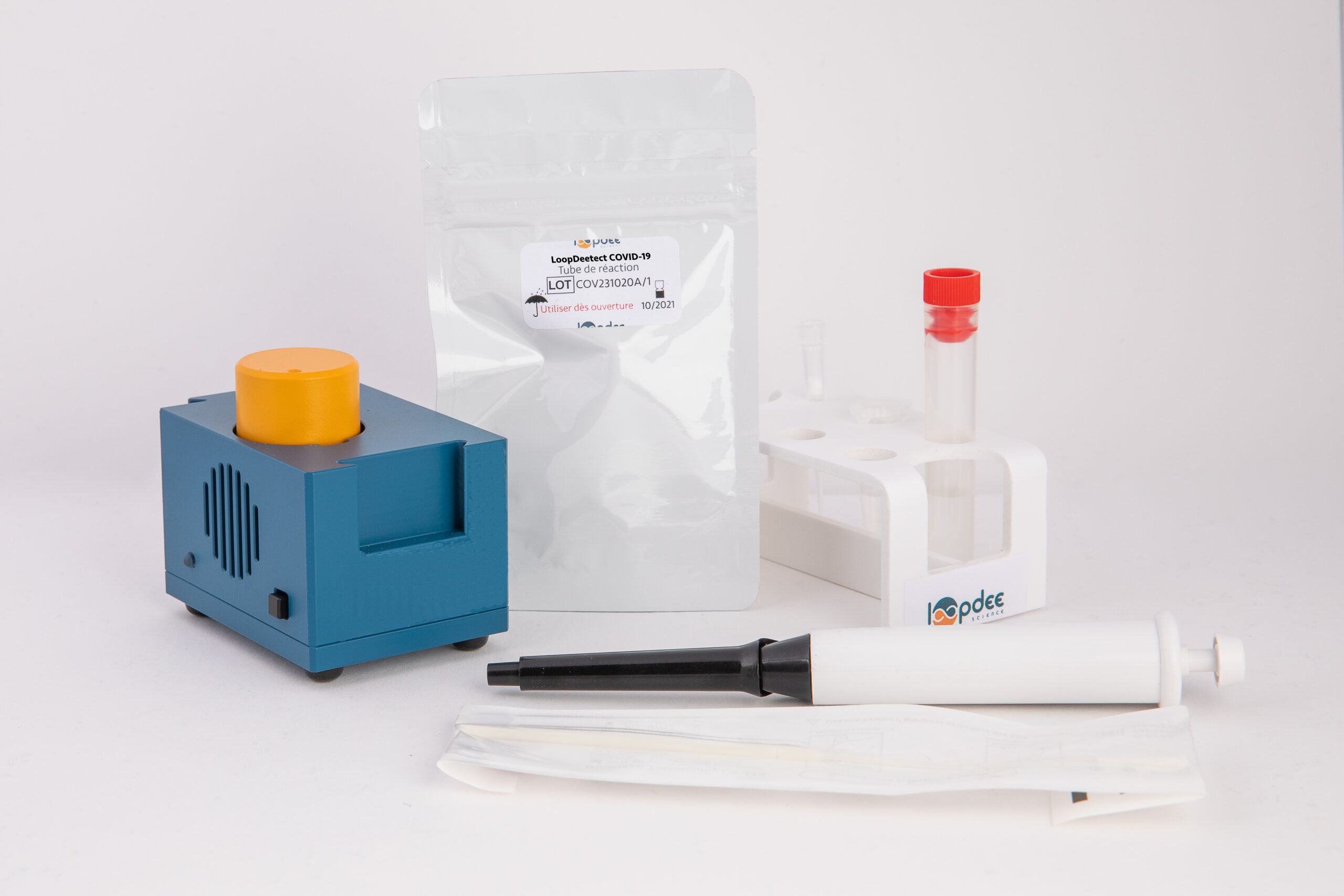 Update on the "LoopDeetect COVID-19" testing device. - Loop Dee Science